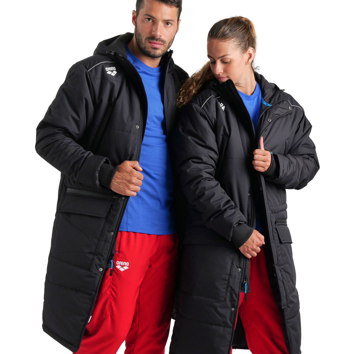Parka Team Parka Solid - Negro – arena® España